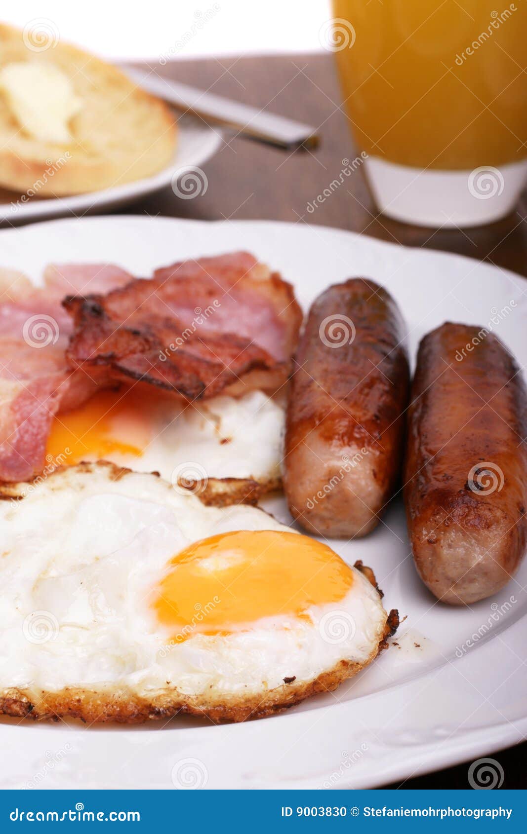 Cooked breakfast stock photo. Image of muffin, appetizing - 9003830