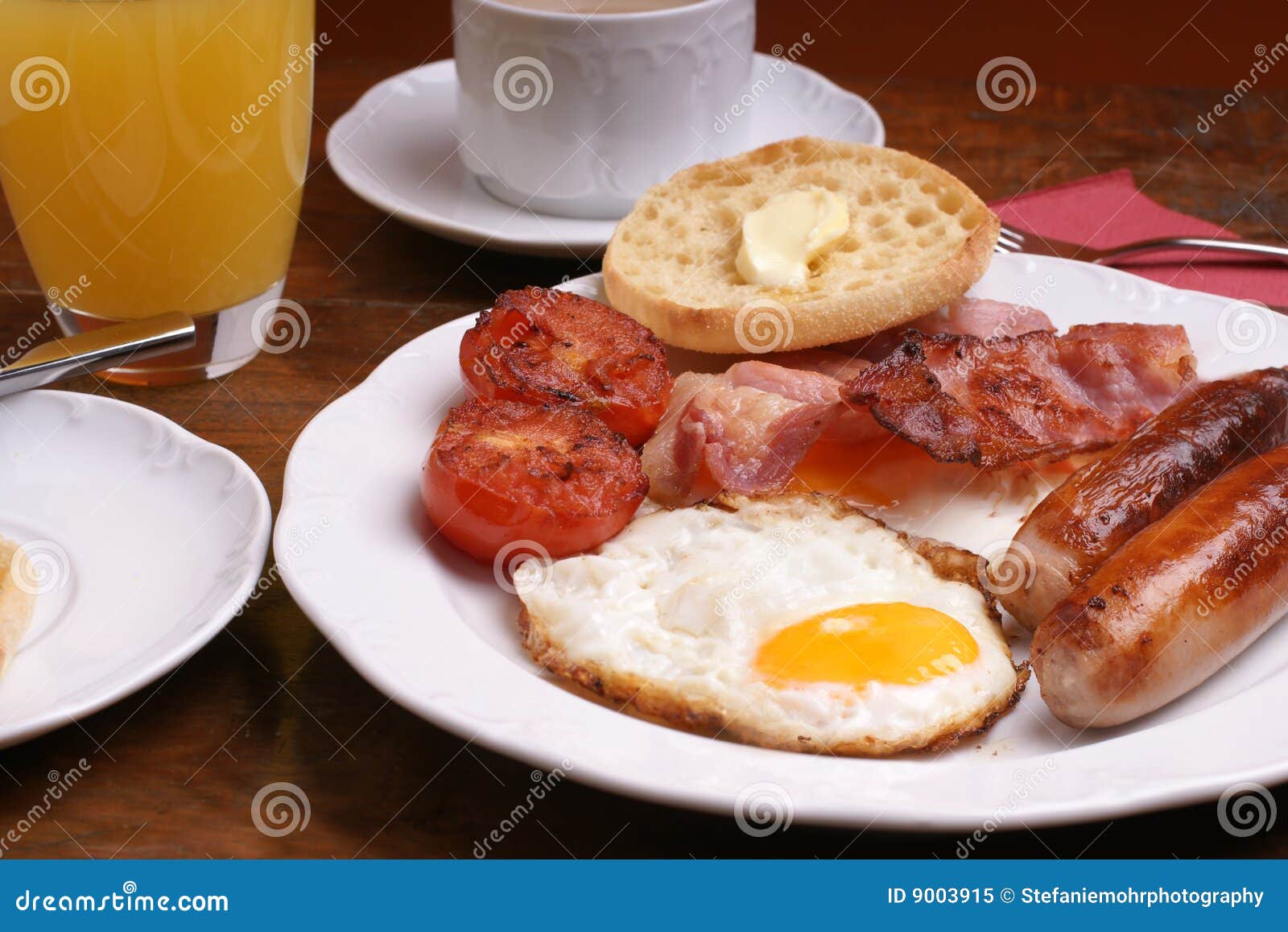 Cooked breakfast stock image. Image of brunch, glassware - 9003915