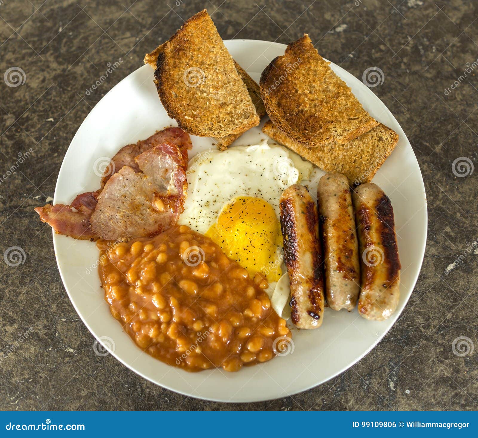 Cooked breakfast stock photo. Image of heath, cooked - 99109806