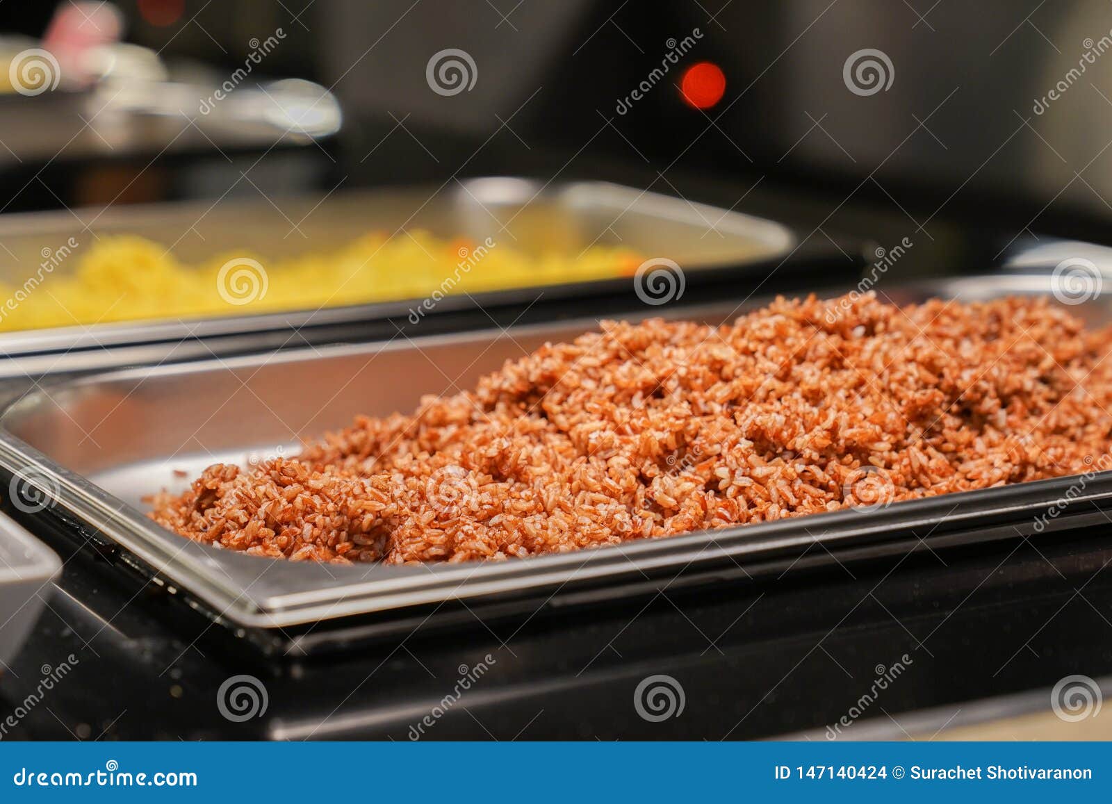 Cooked Brown Rice, Ready To Eat Stock Photo - Image of cook, final ...