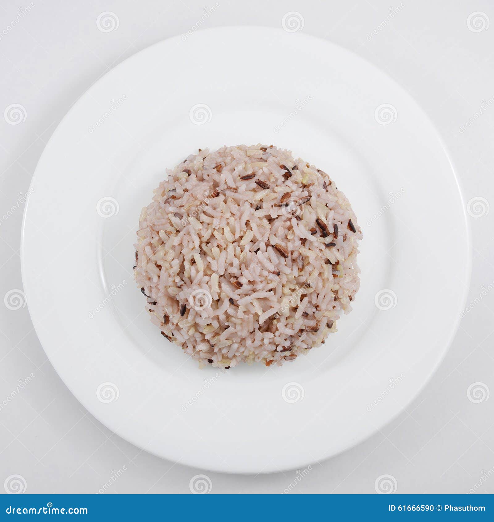 The cooked brown rice stock photo. Image of traditional - 61666590
