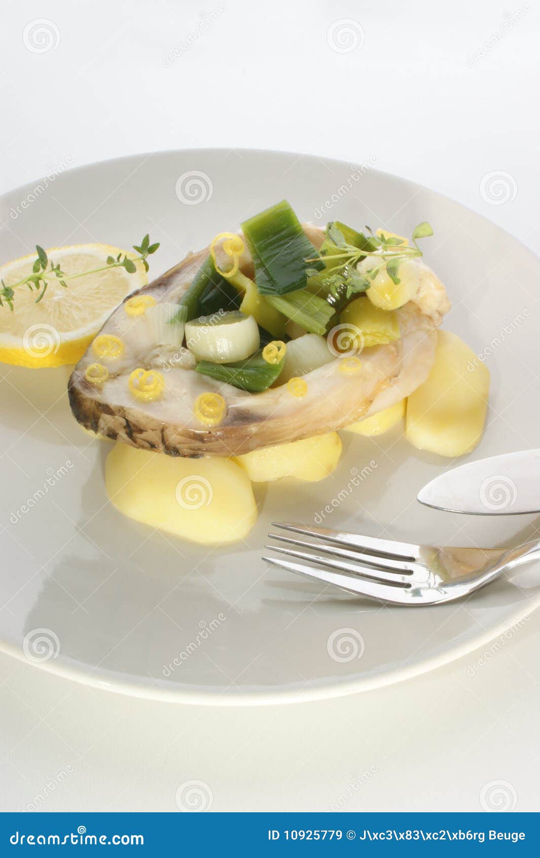 Cooked Carp Fillet on Organic Potato Stock Image - Image of carp ...