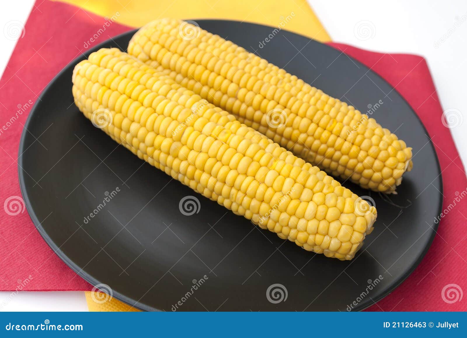 Cooked corn stock image. Image of freshness, nutrition - 21126463