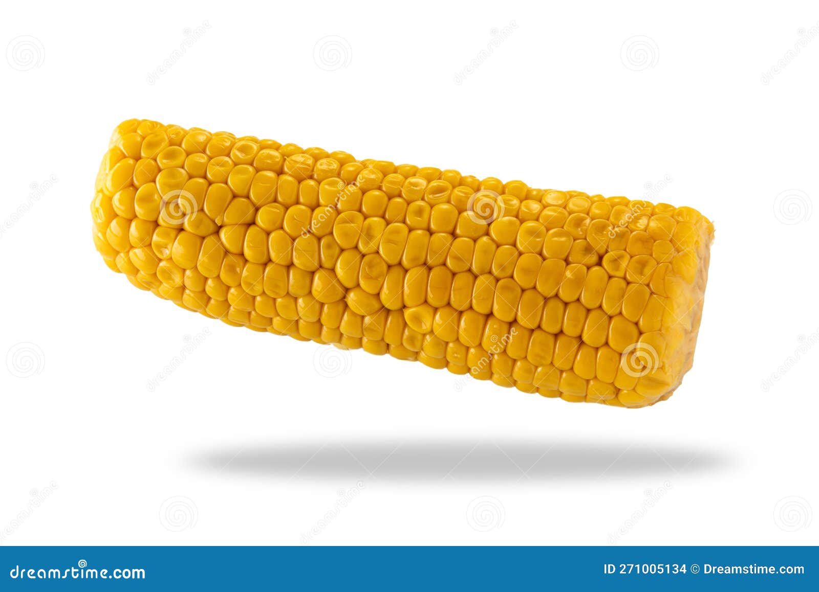 Cooked Corn Cob, Sweet Corn Stock Photo - Image of food, white: 271005134