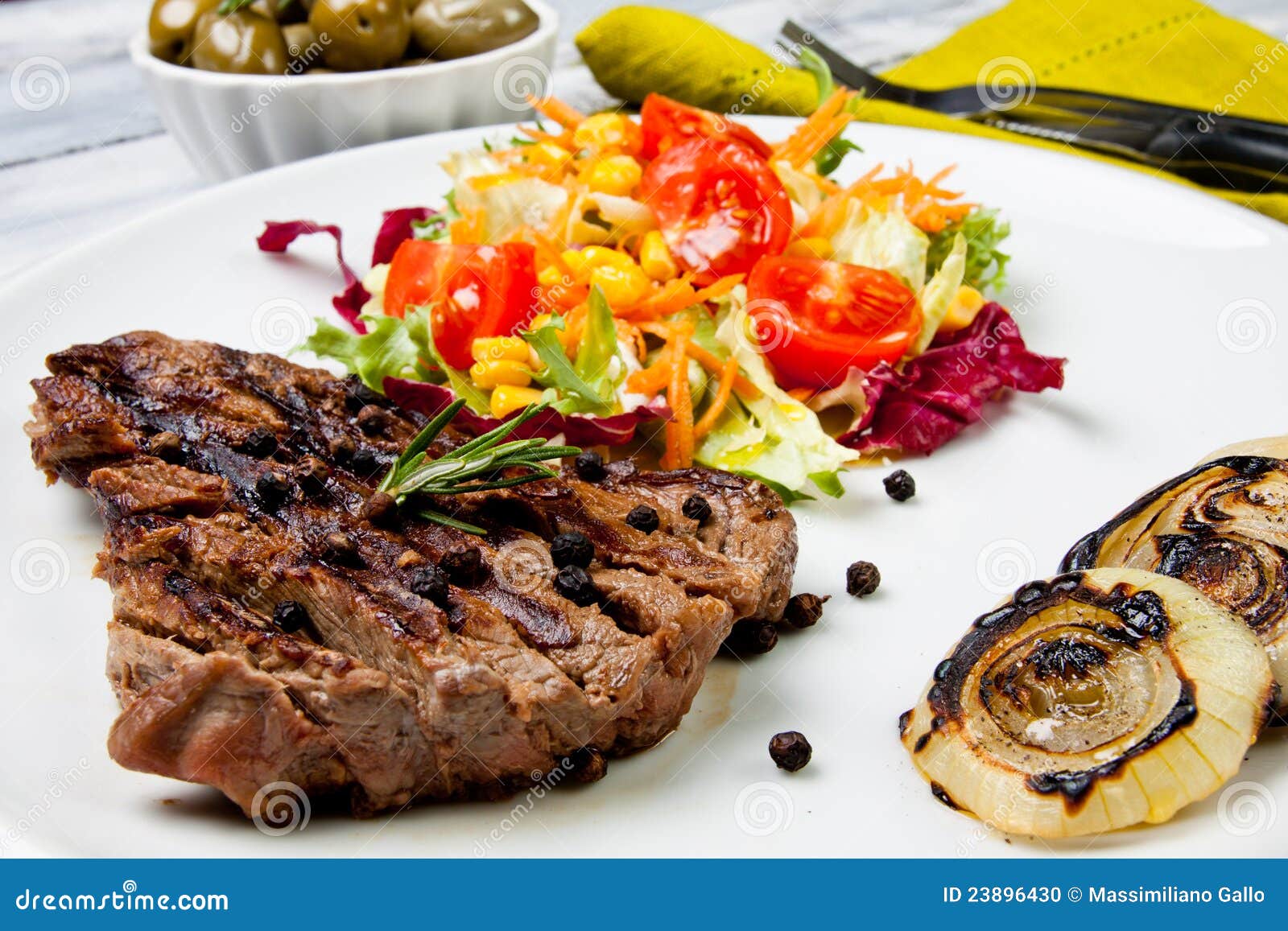 Cooked cut of meat stock photo. Image of meal, chop, fillet - 23896430