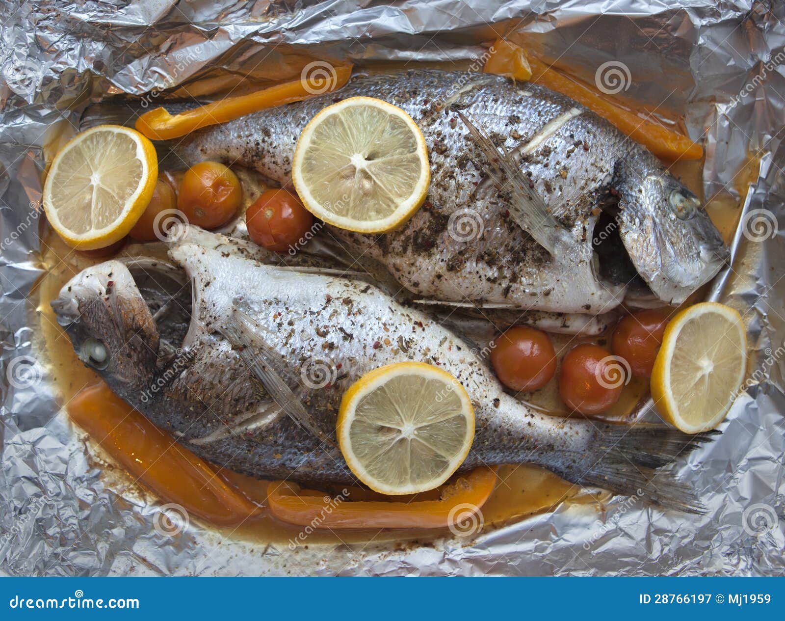 Cooked fish stock image. Image of closeup, tasty, healthy - 28766197