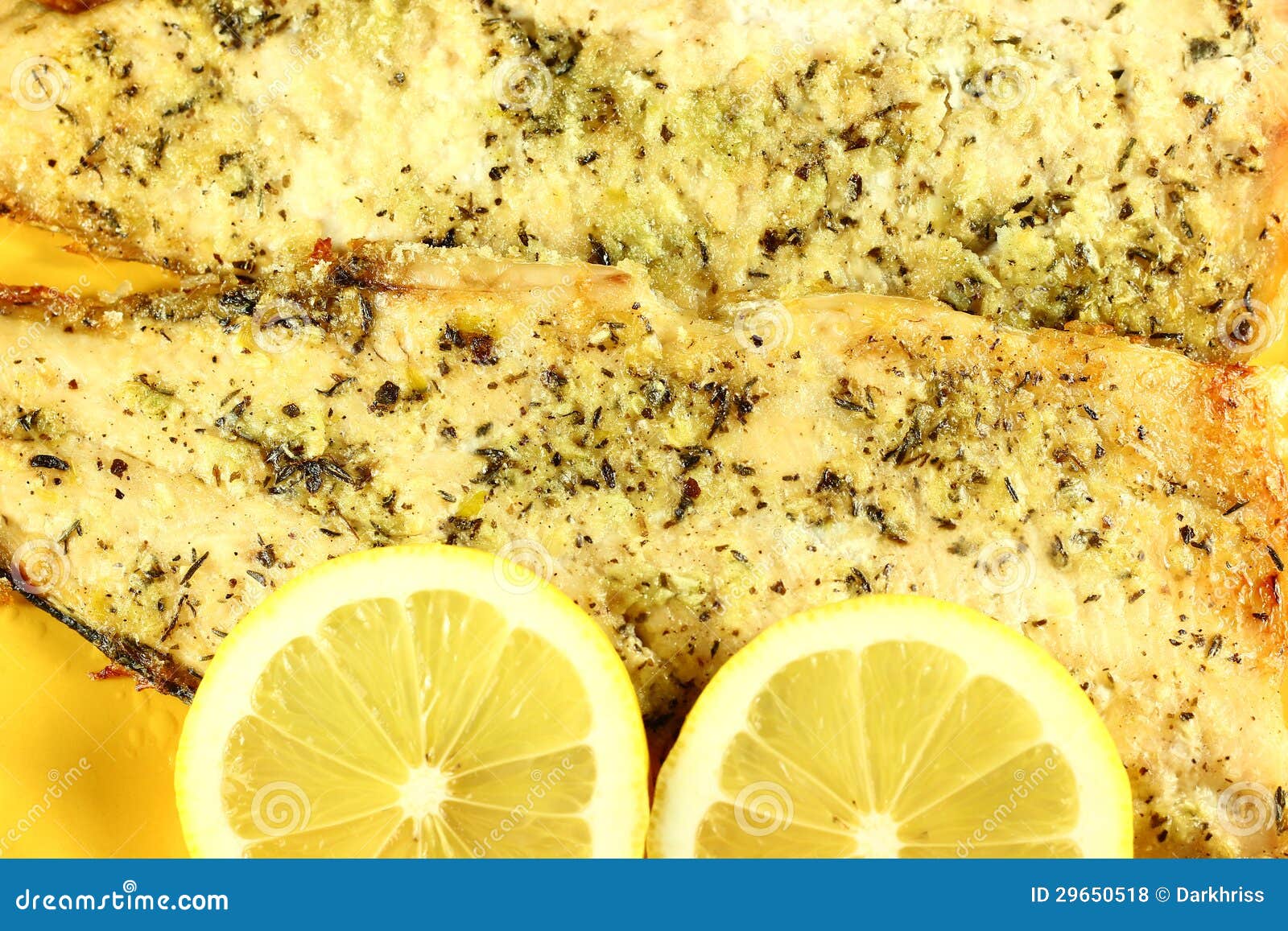 Cooked fish stock photo. Image of fried, salmon, fish - 29650518