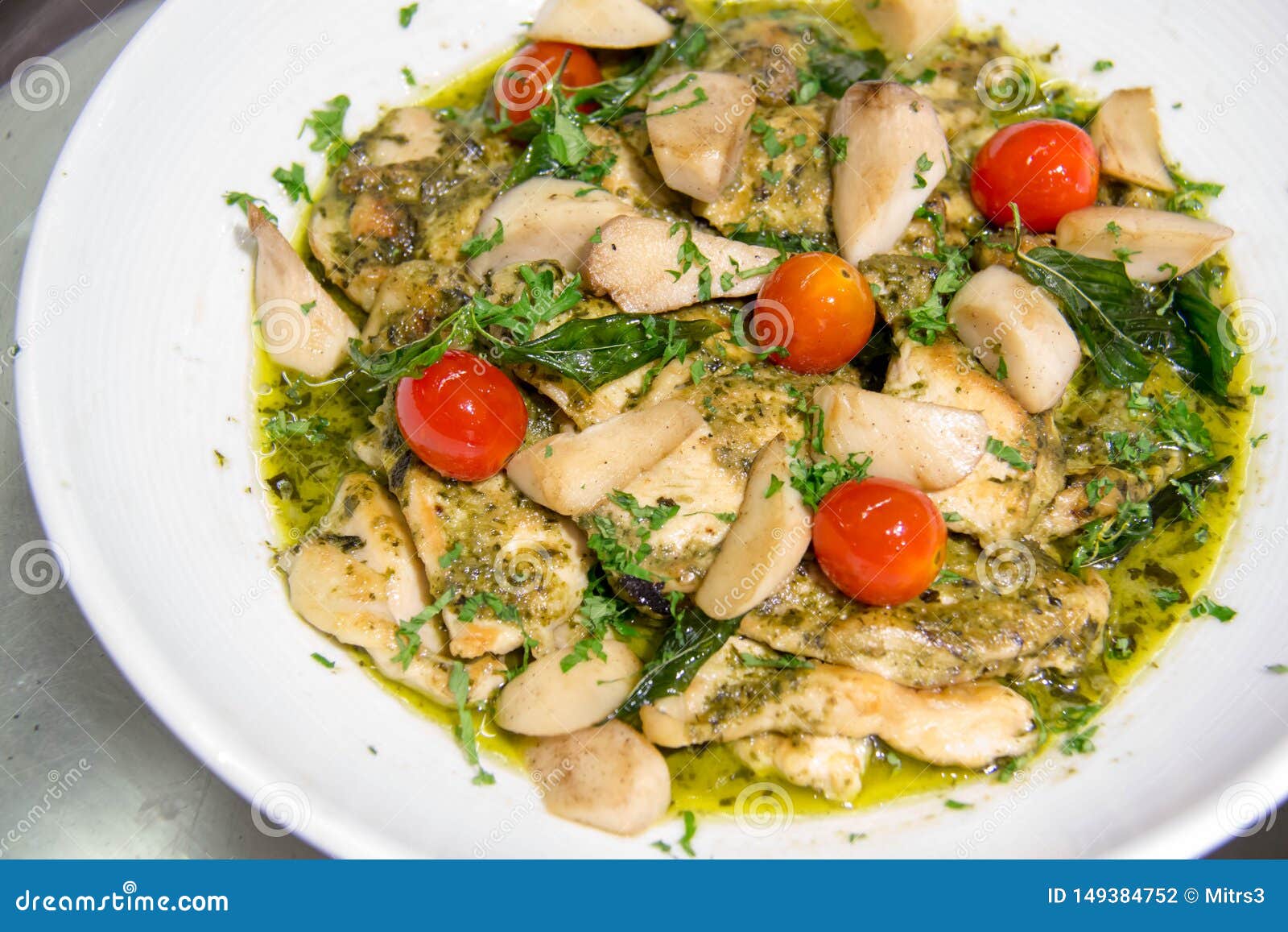 Cooked Fish with Butter Sauce in Dish Stock Photo - Image of dish ...