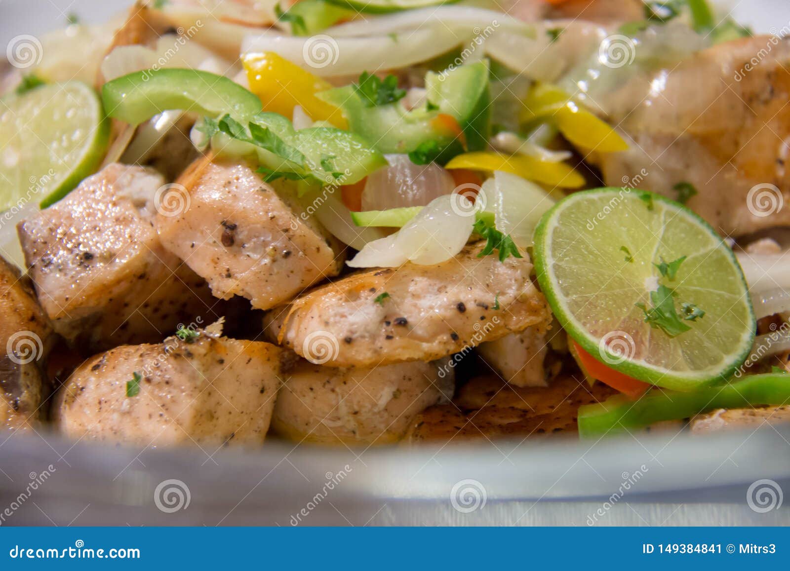Cooked Fish with Butter Sauce in Dish Stock Image - Image of cooked ...