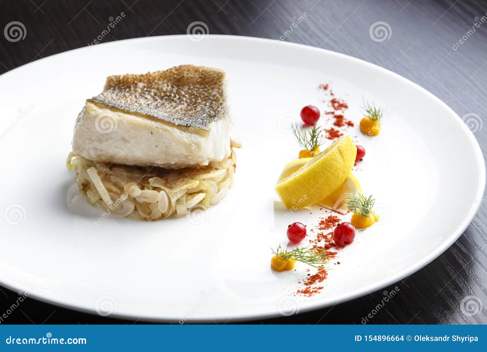 Cooked Fish Fillet of Pike-perch Stock Photo - Image of nutritious ...