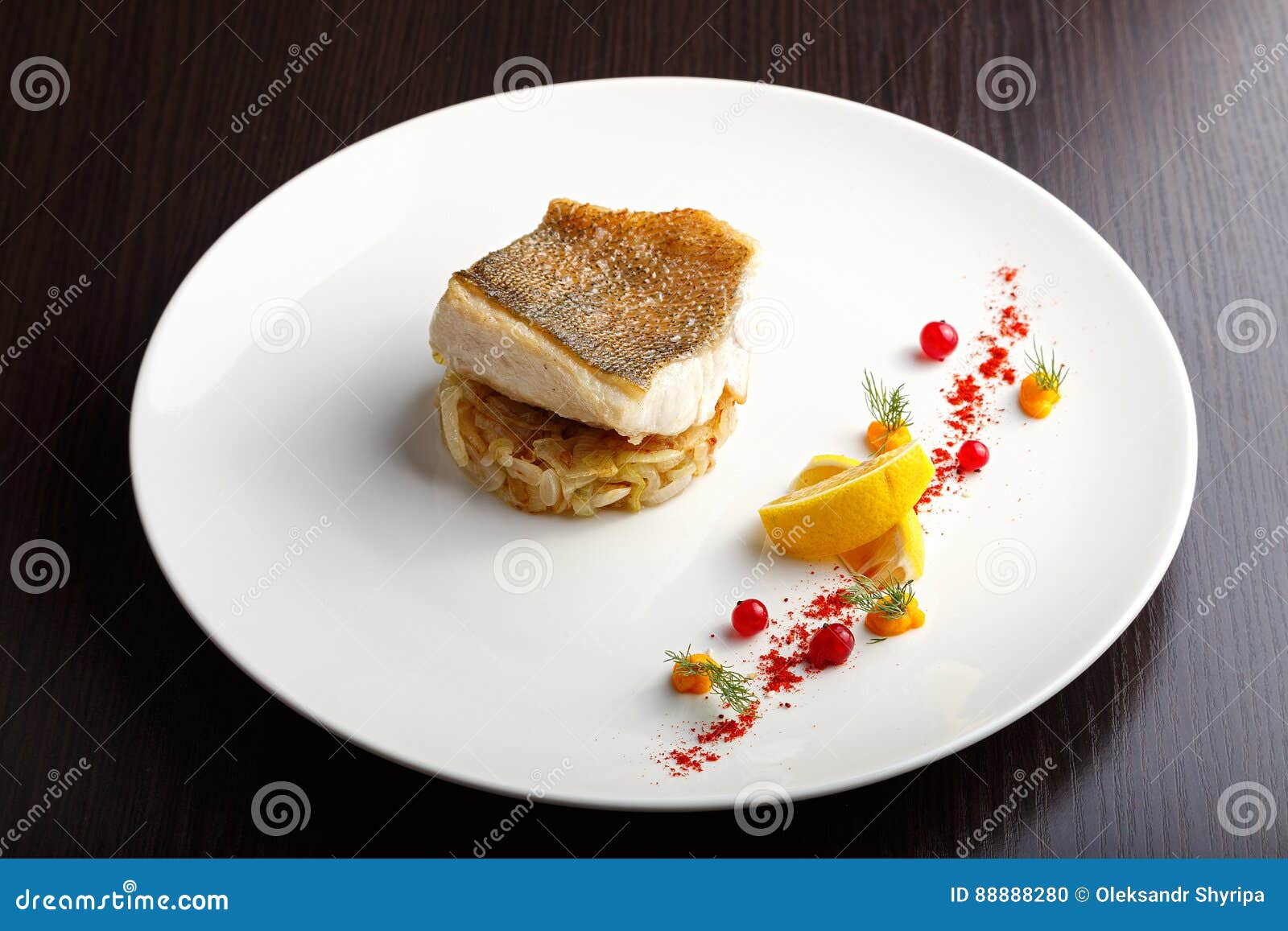 Cooked Fish Fillet of Pike-perch Stock Photo - Image of catch, lunch ...