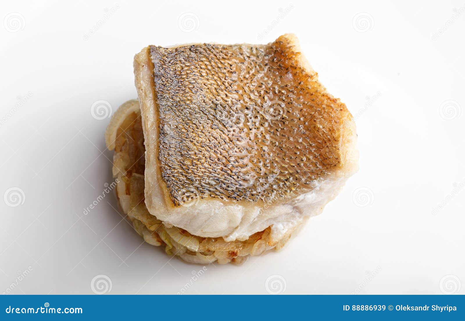 Cooked Fish Fillet of Pike-perch Stock Image - Image of eating, filet ...