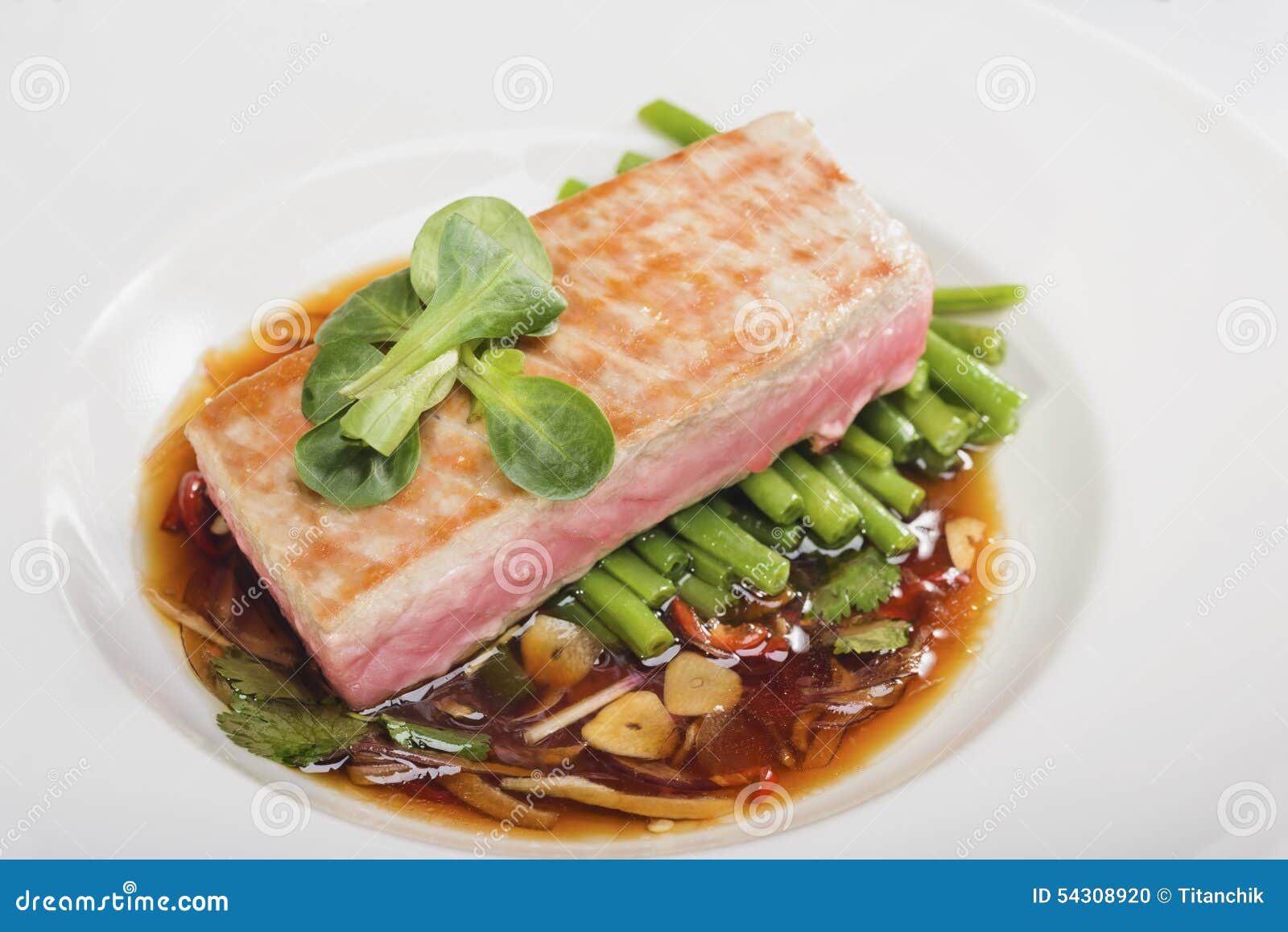 Cooked fish stock photo. Image of healthy, vegetables - 54308920