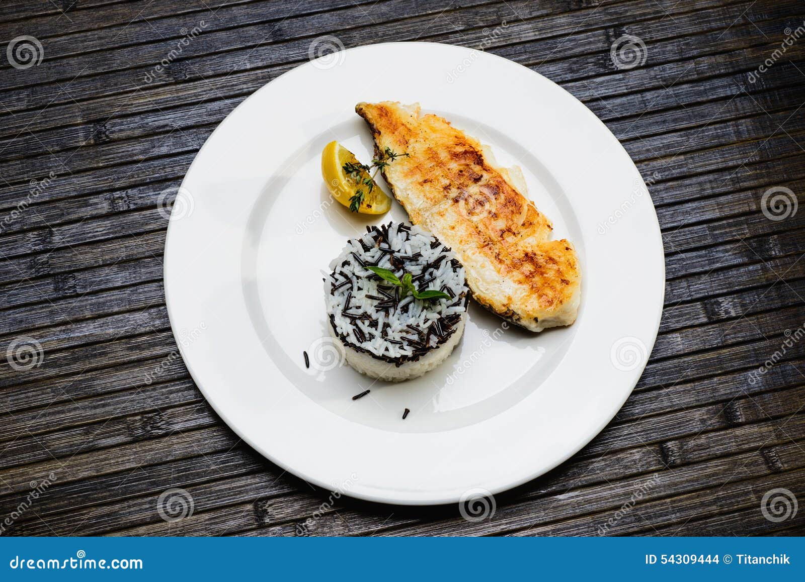 Cooked fish stock photo. Image of gourmet, roasted, dinner - 54309444
