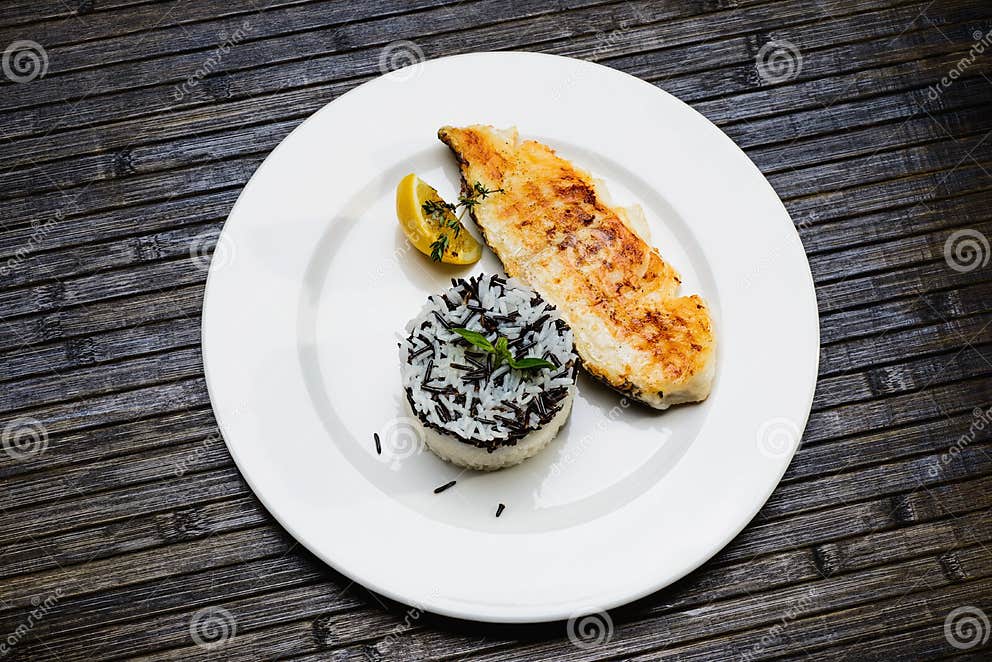 Cooked fish stock photo. Image of gourmet, roasted, dinner - 54309444