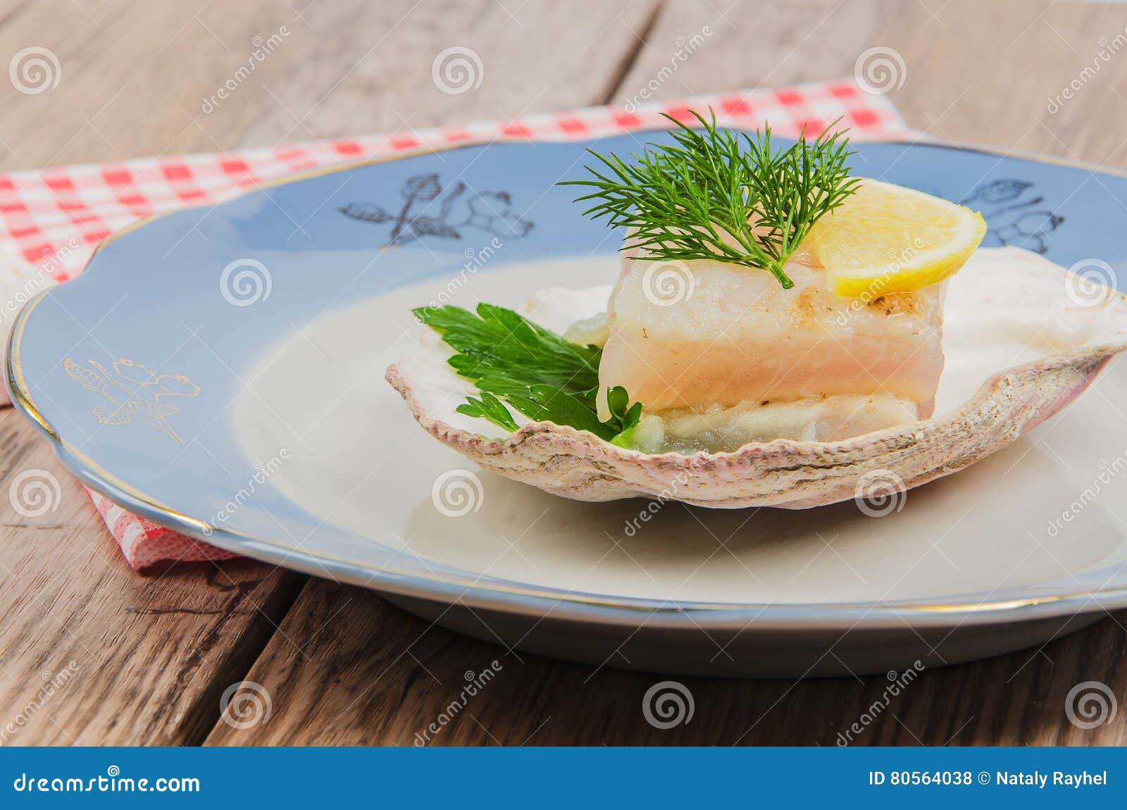 Cooked fish in shell stock photo. Image of preparation - 80564038
