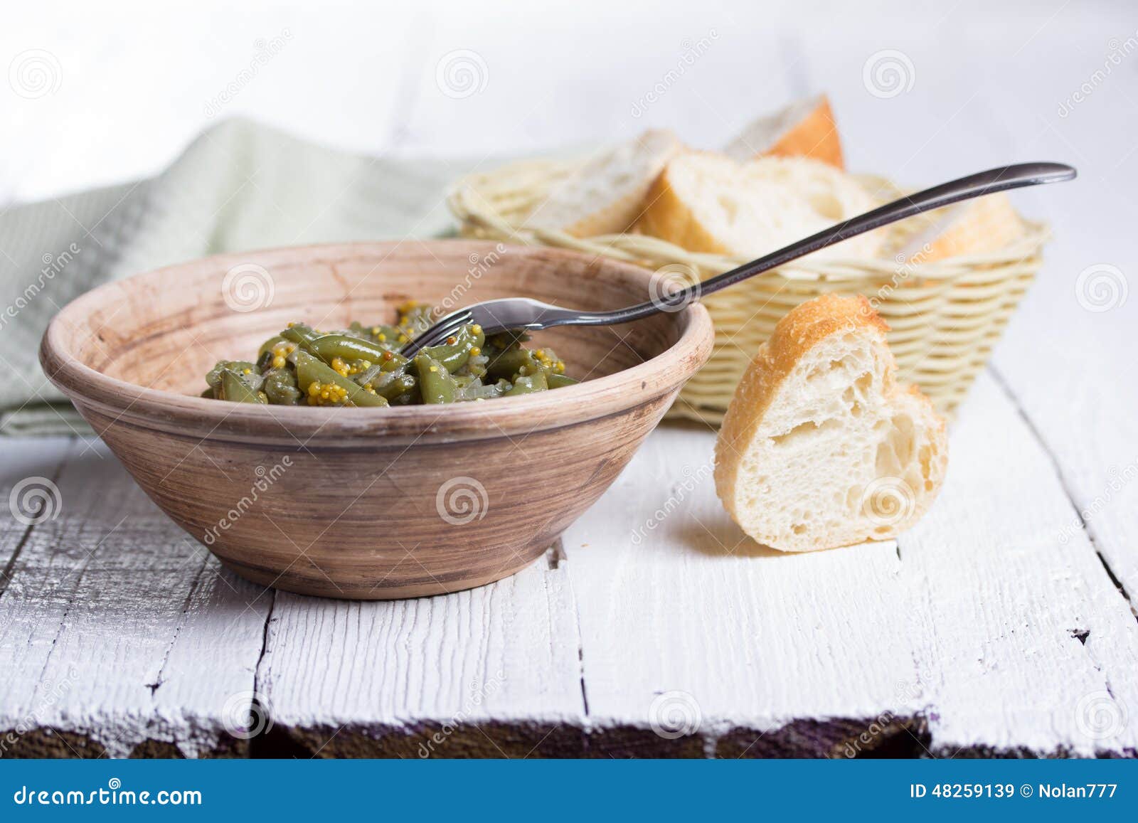 Cooked French bean stock image. Image of food, cooking - 48259139