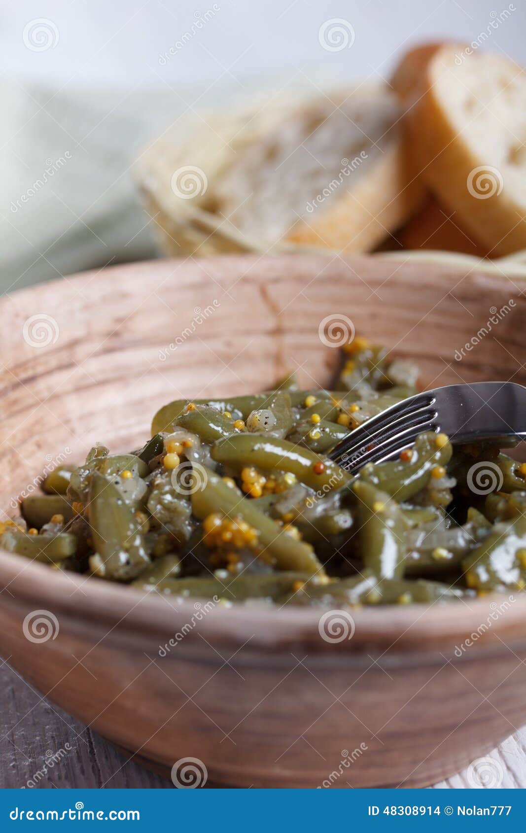 Cooked French bean stock photo. Image of mustard, slice - 48308914