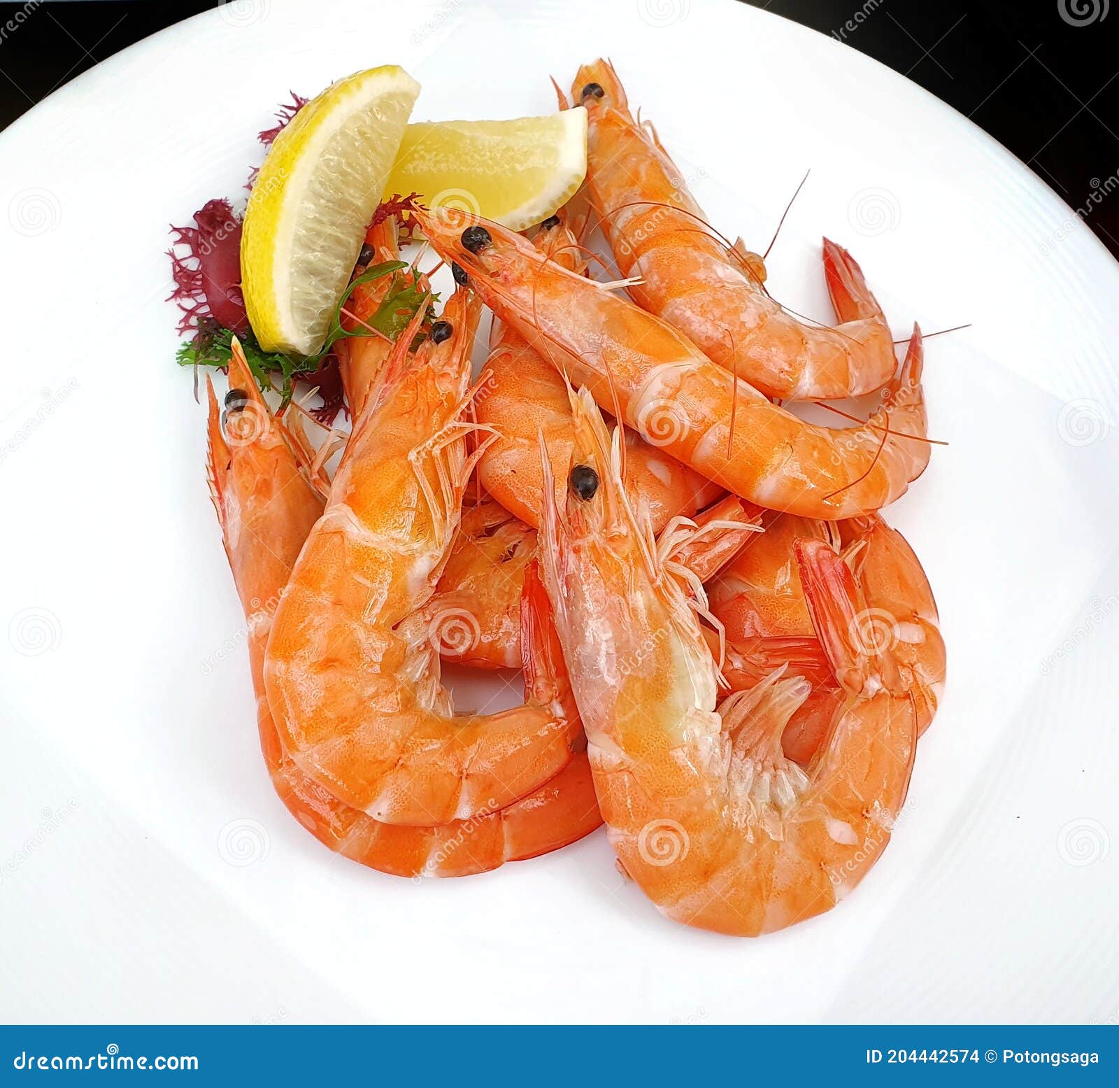 Fresh Raw Tiger Prawn Cut In Half On Gas BBQ Grill Roaster Stock Photo ...