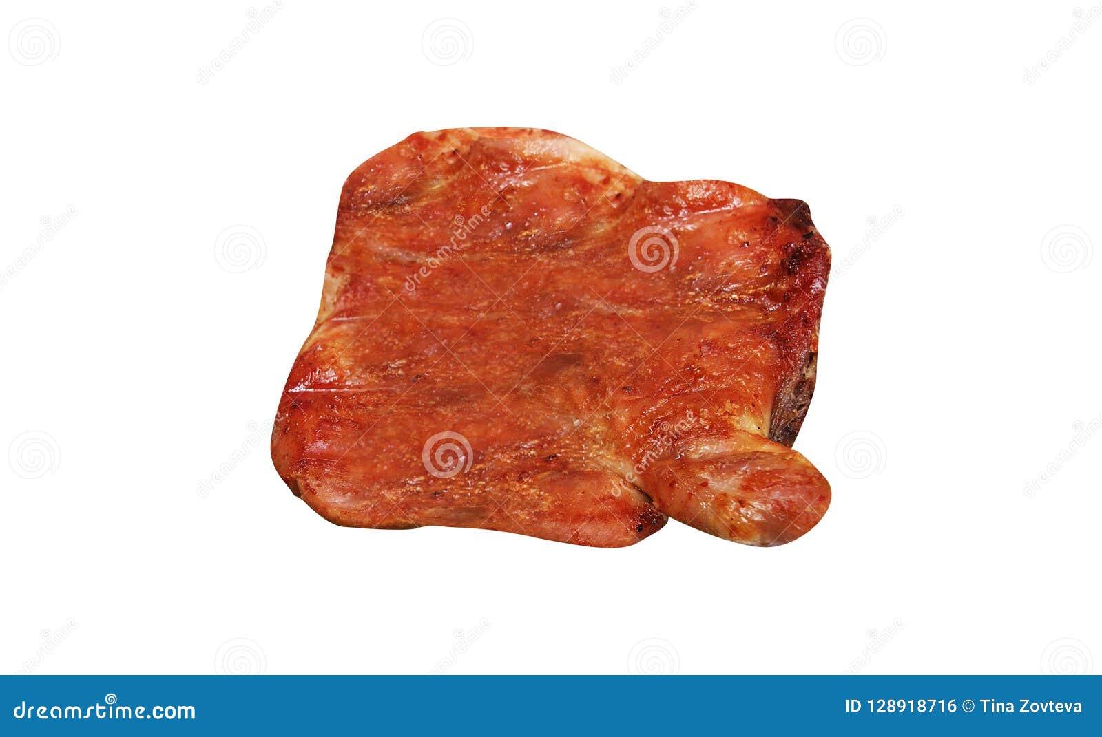 Cooked fried meat stock photo. Image of lamb, food, beef - 128918716