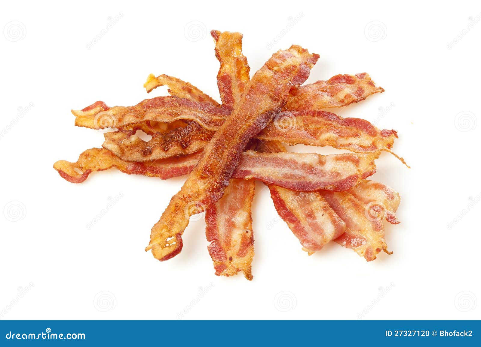 Cooked Greasy Bacon stock photo. Image of tasty, unhealthy - 27327120