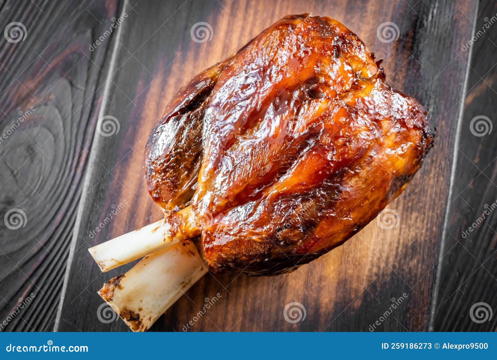 Cooked ham hock stock image. Image of hock, knuckle - 259186273