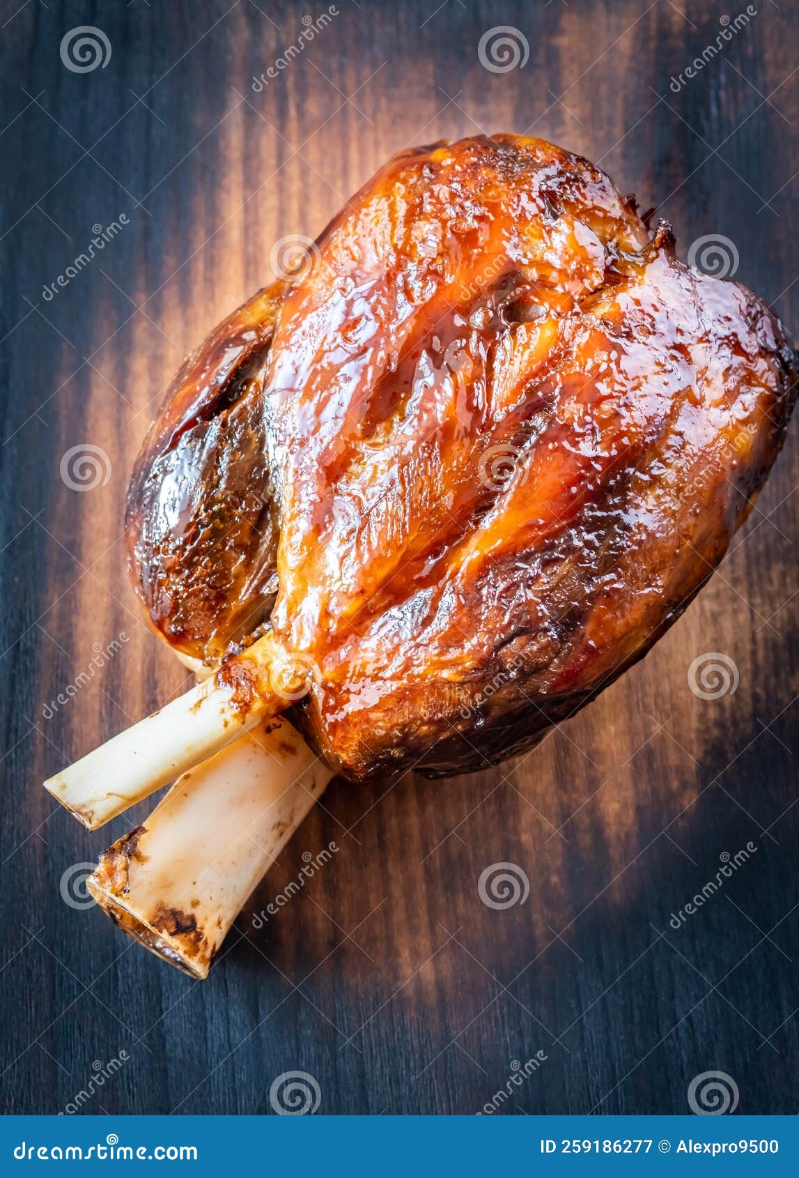 Cooked ham hock stock image. Image of schweinshaxe, rustic - 259186277