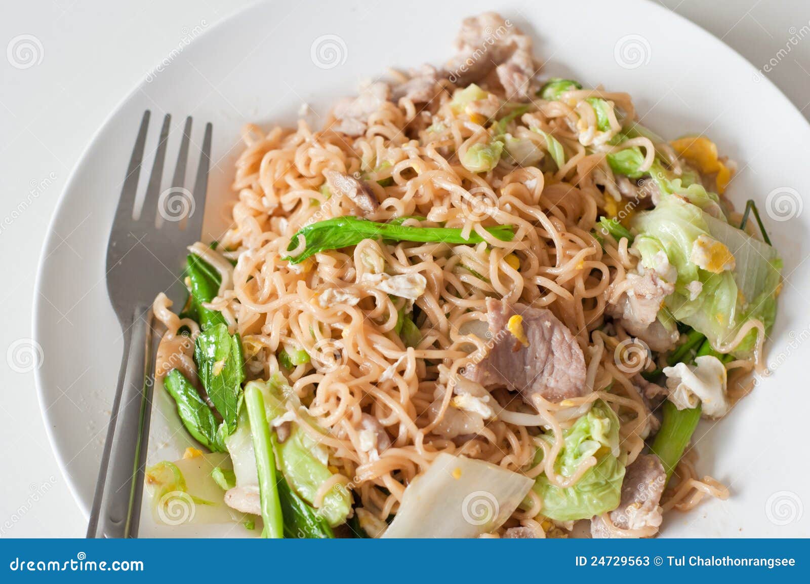 Cooked instant noodles stock image. Image of diet, japan - 24729563