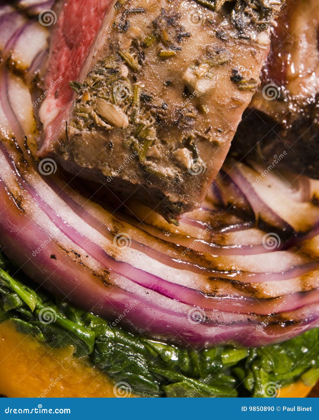 Cooked lamb meal C stock photo. Image of color, delicious - 9850890