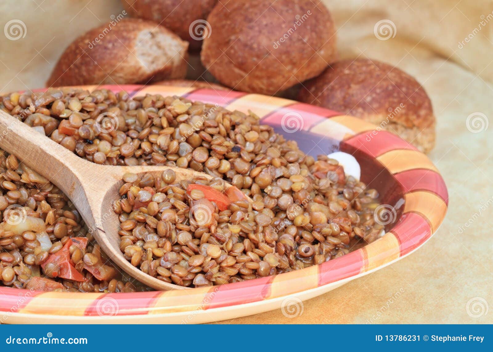Cooked Lentils stock image. Image of lentils, legumes - 13786231