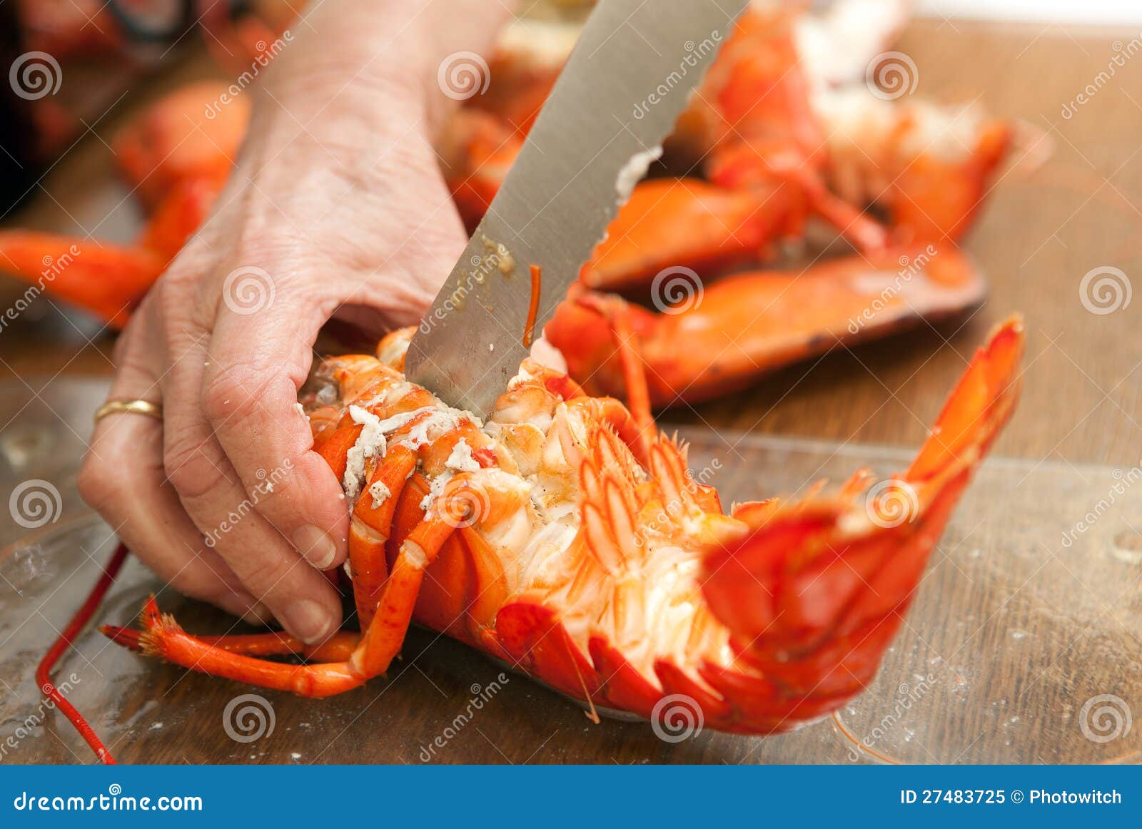 Cooked lobster stock image. Image of preparation, restaurant - 27483725