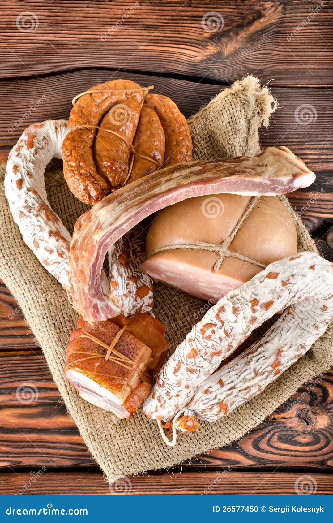 Cooked meat stock photo. Image of meat, butchers, pork - 26577450