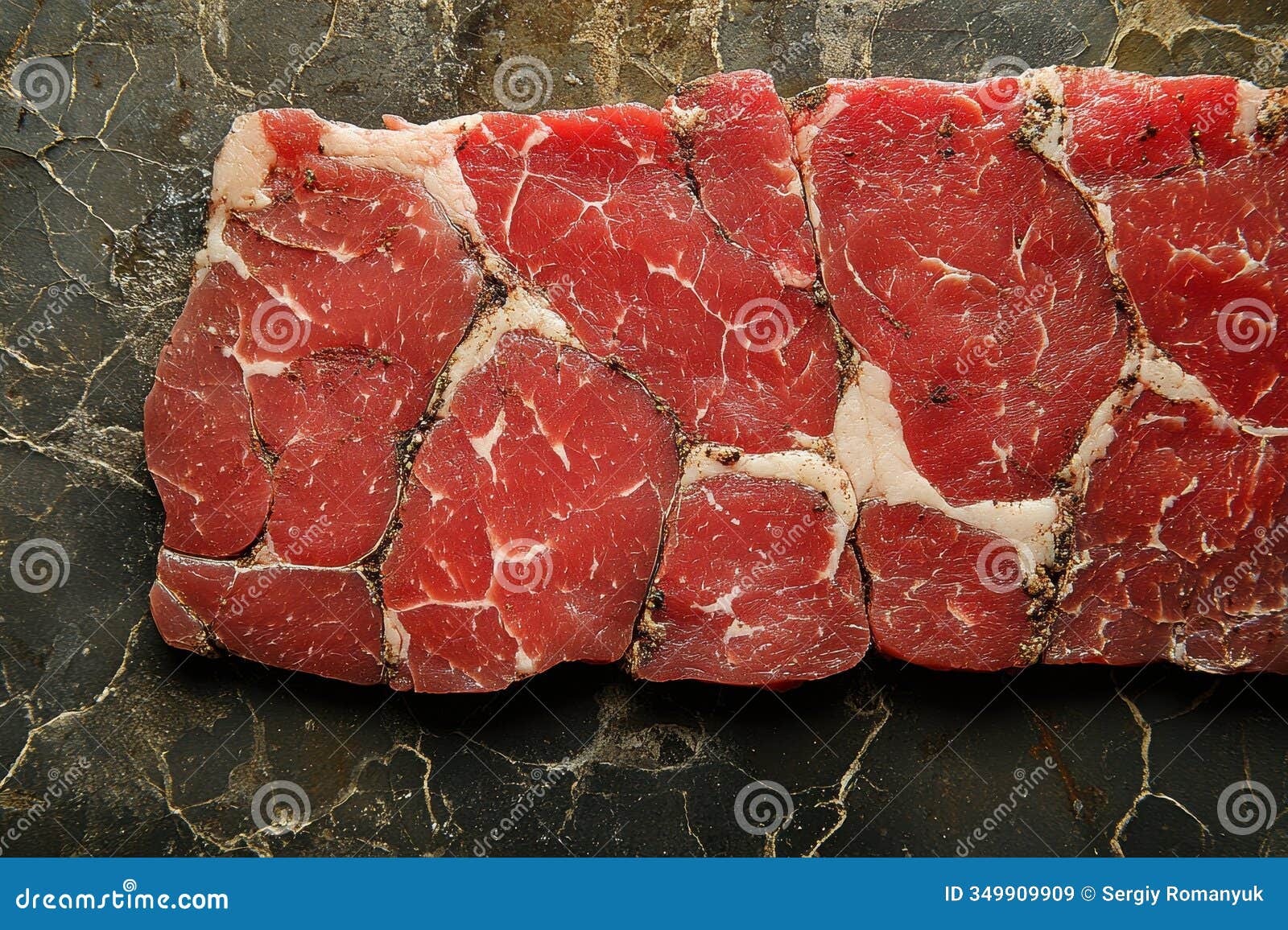 Cooked Meat with Rich Texture on a Clean White Background for Culinary ...