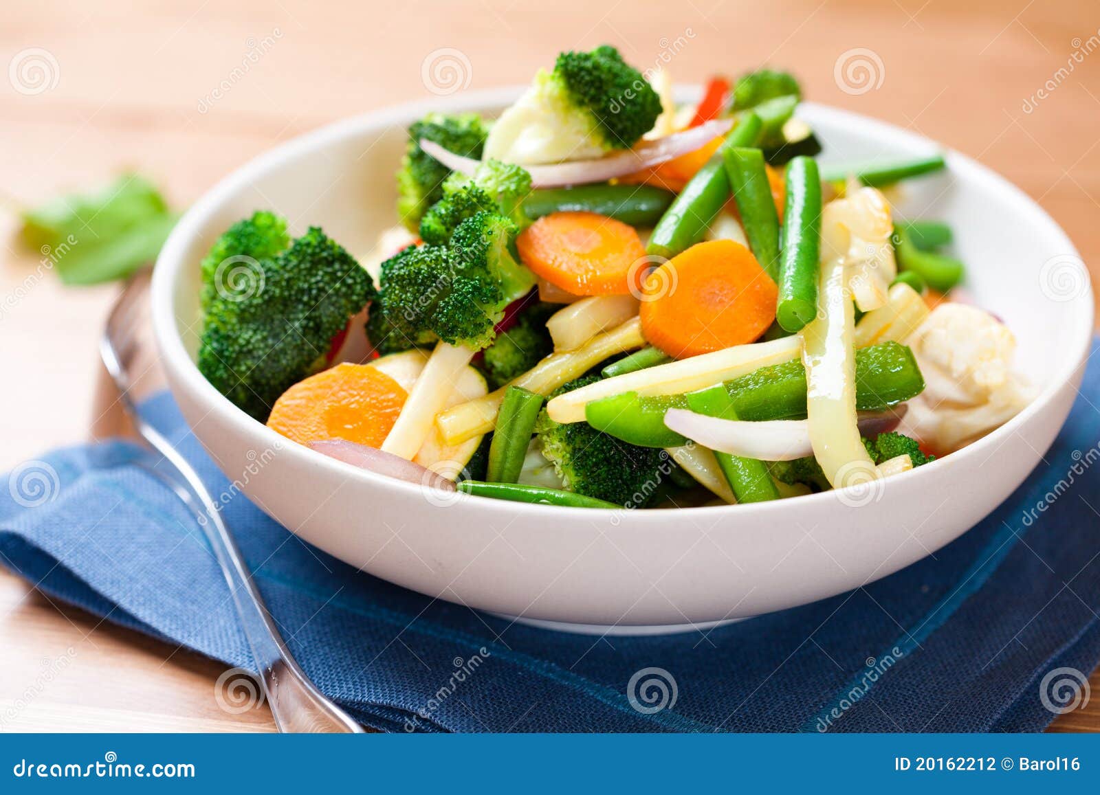 Cooked mixed vegetables stock photo. Image of beans, food - 20162212