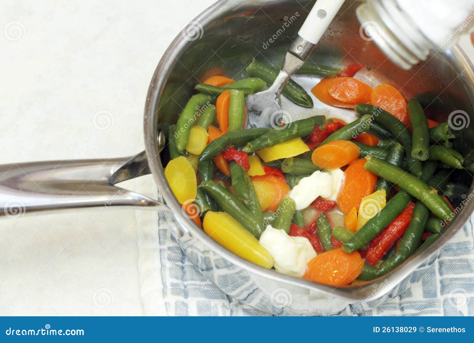 Cooked Mixed Vegetables stock image. Image of sweet, fiber - 26138029