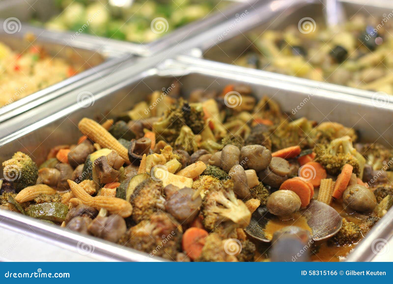 Cooked mixed vegetables stock photo. Image of cooked - 58315166