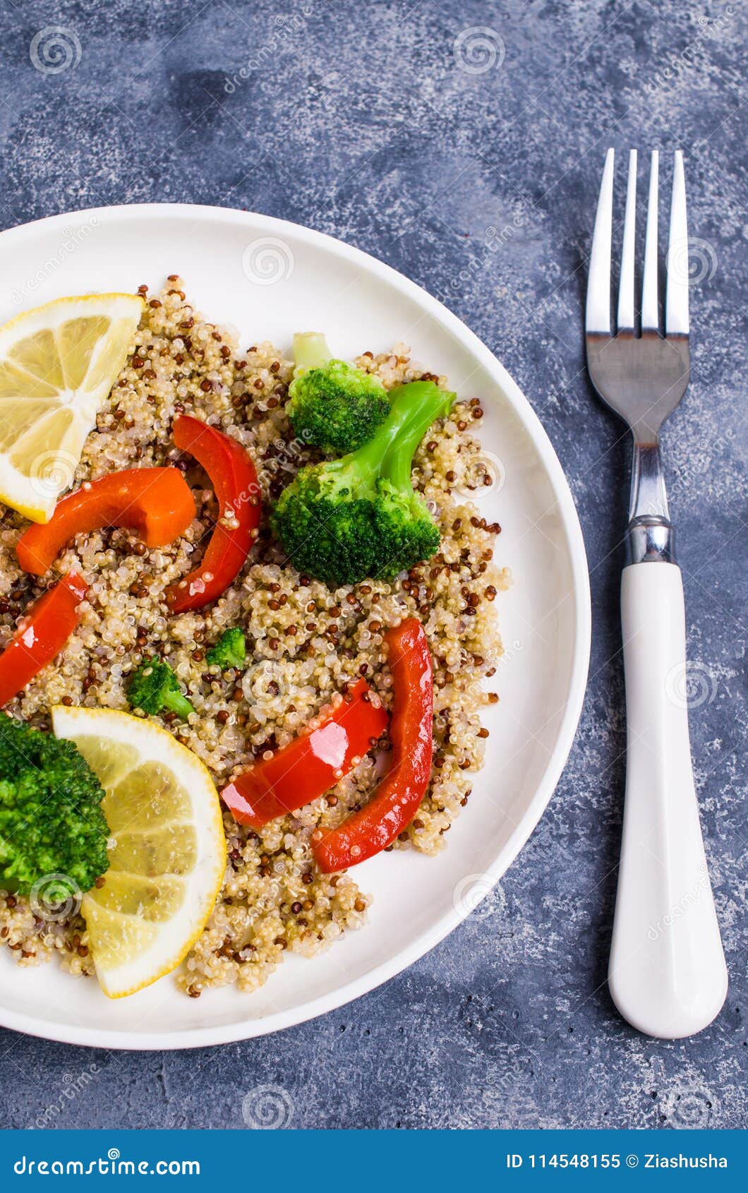Cooked Multi Colored Quinoa Stock Image - Image of colors, grain: 114548155