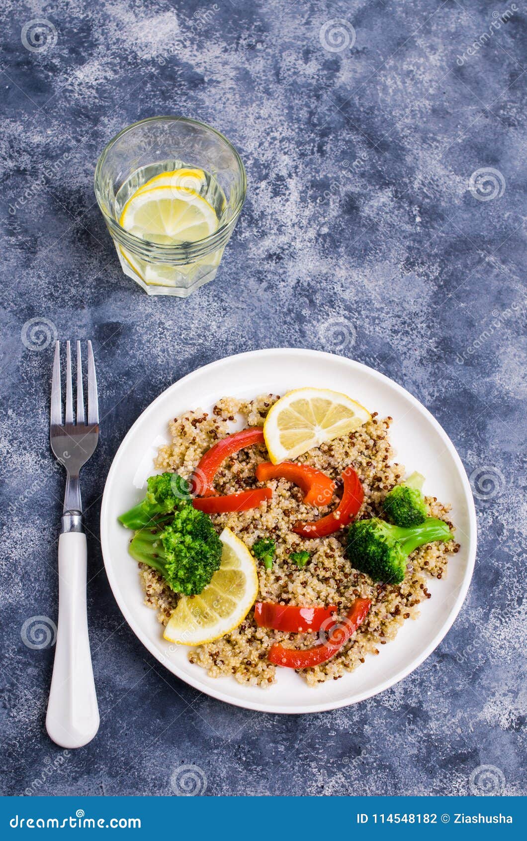 Cooked Multi Colored Quinoa Stock Photo - Image of halal, organic ...