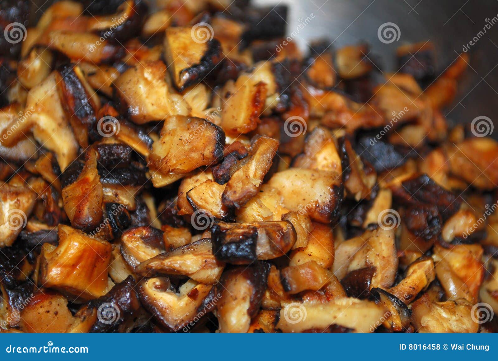 Cooked Mushrooms Used for Cooking Stock Photo - Image of light, chinese ...
