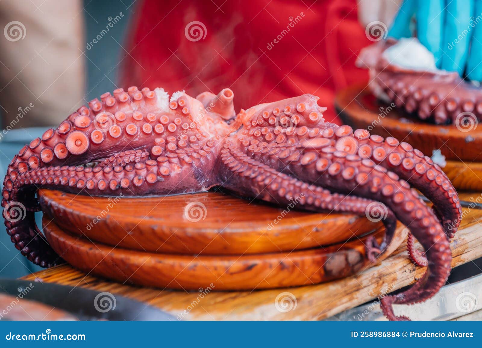 Food, cooked octopus stock photo. Image of dish, ourense - 258986884