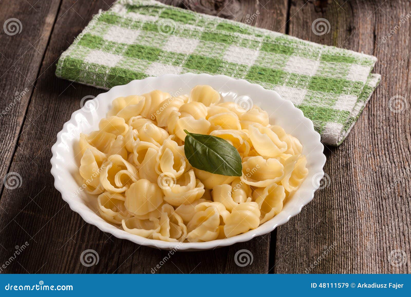 Cooked pasta. stock image. Image of dish, food, fast - 48111579