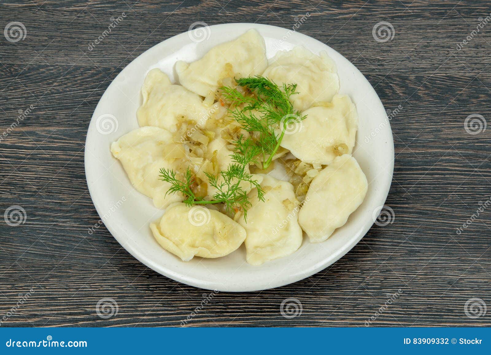 Cooked pierogies with meat stock photo. Image of eating - 83909332