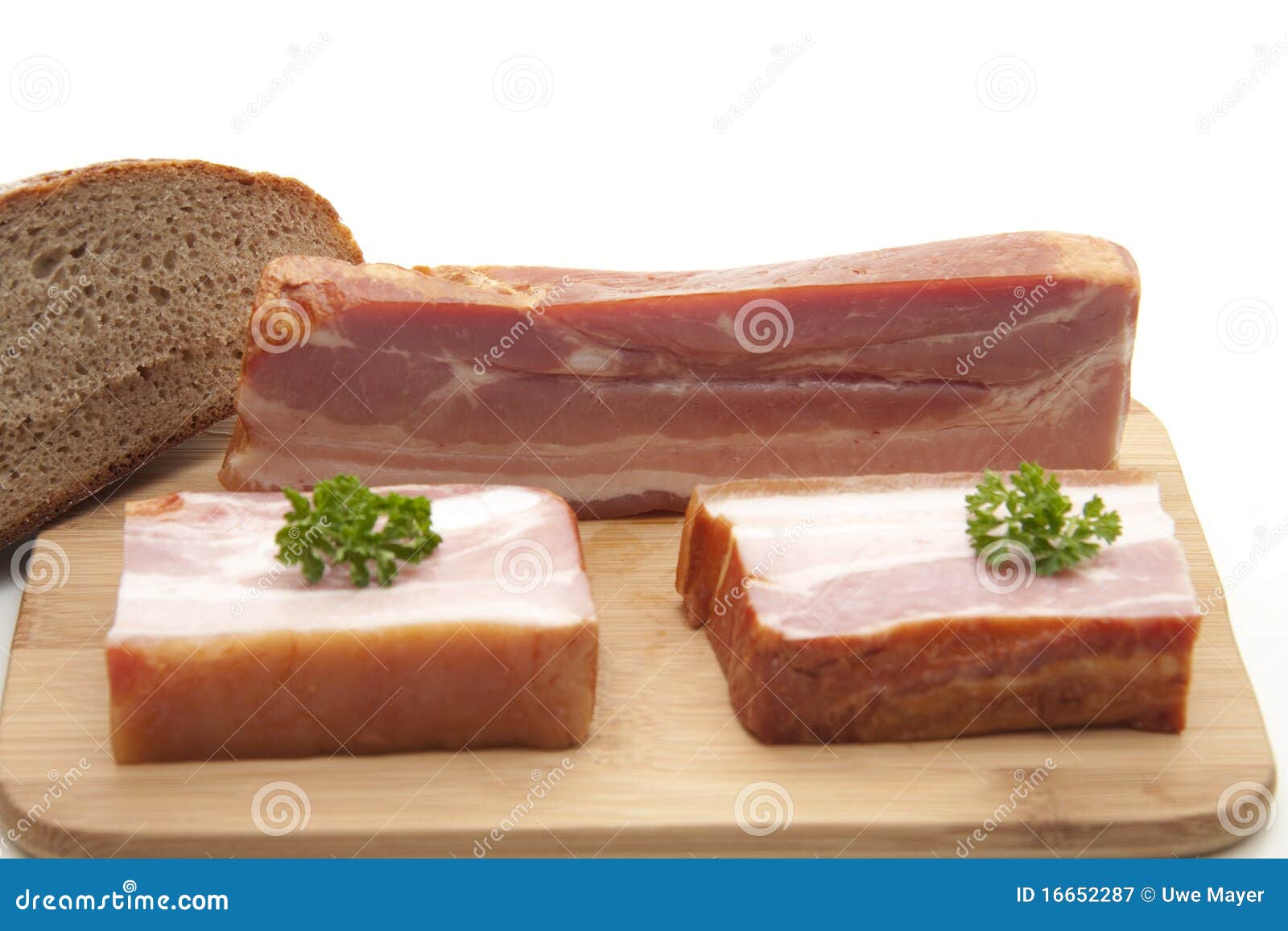 Cooked pig meat stock image. Image of exempted, bread - 16652287