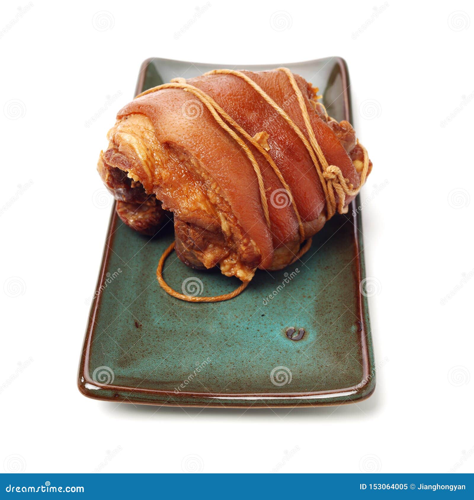 Cooked pork leg stock image. Image of delicacies, elbow - 153064005