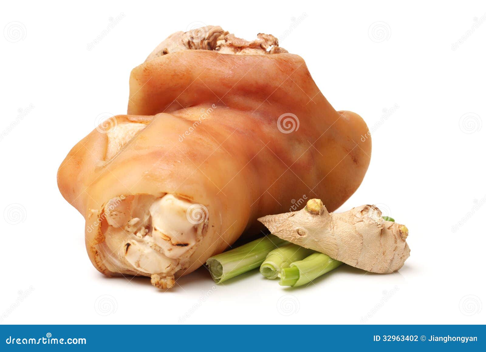 Cooked pork (leg) stock photo. Image of knuckle, meal - 32963402