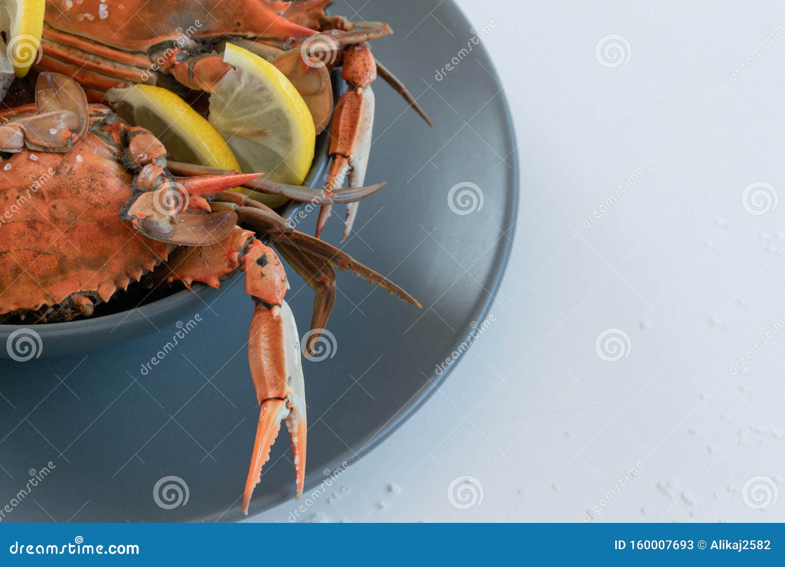 Cooked Red Crabs, Healthy Seafood Stock Image - Image of marine, dish ...