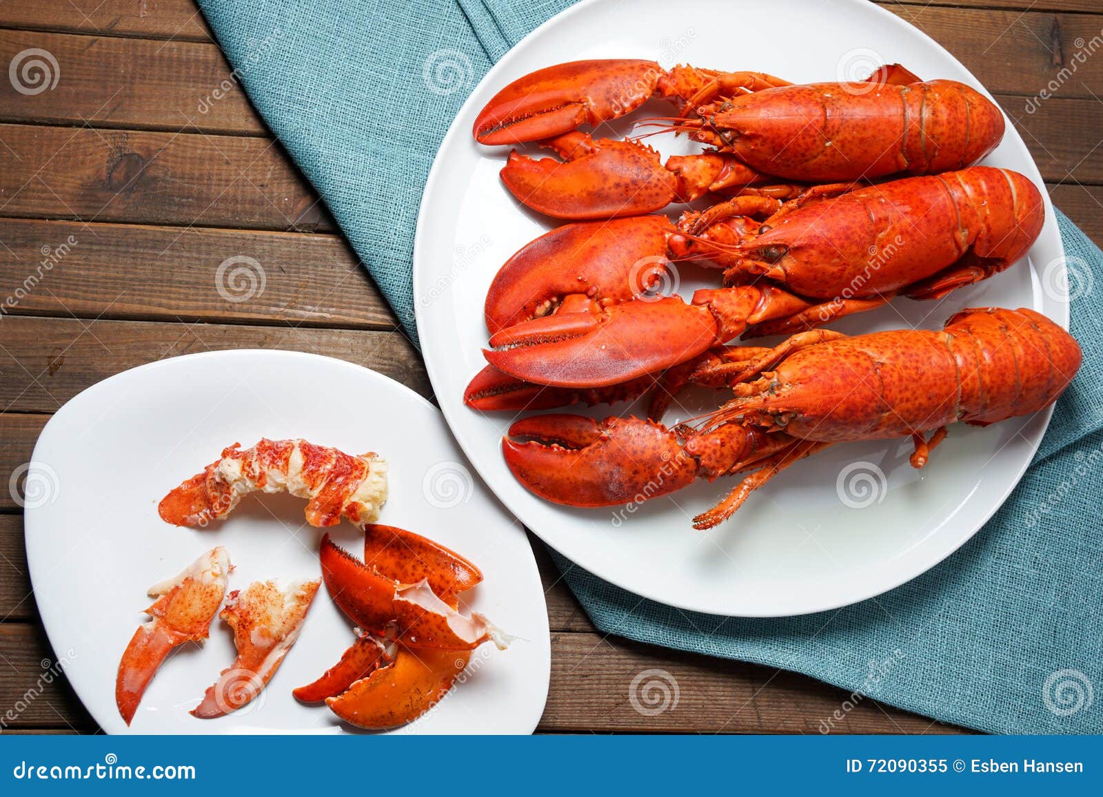 Cooked red Lobsters stock image. Image of majestic, kitchen - 72090355