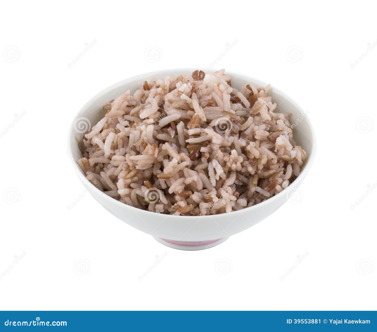 Cooked red rice stock image. Image of rice, plant, healthy - 39553881