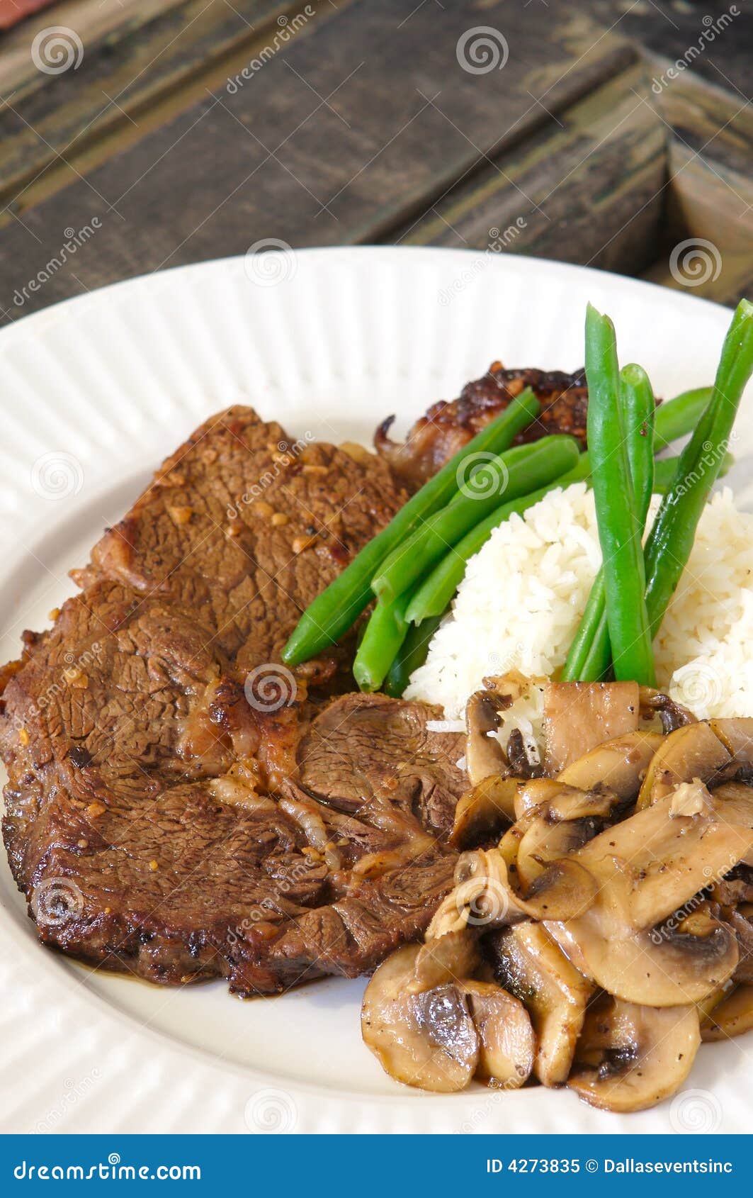 Cooked Ribeye meal stock image. Image of fine, dinner - 4273835