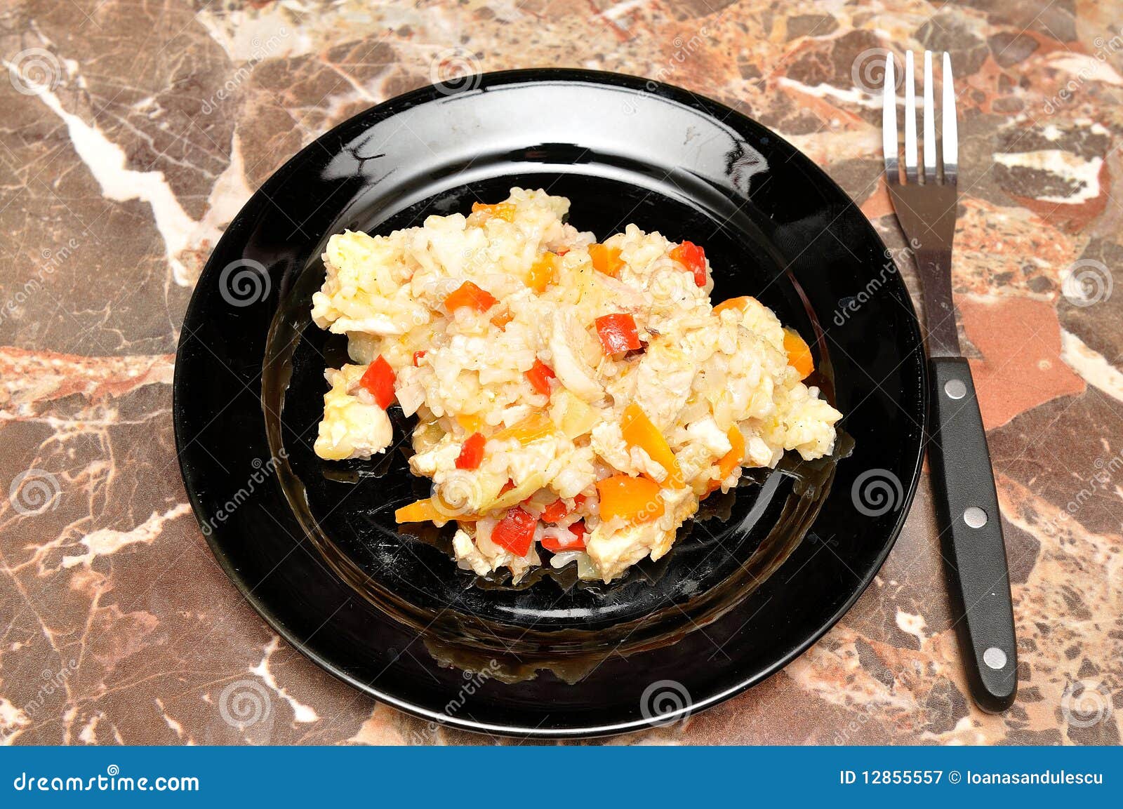 Cooked rice stock image. Image of fresh, cook, ingredient - 12855557